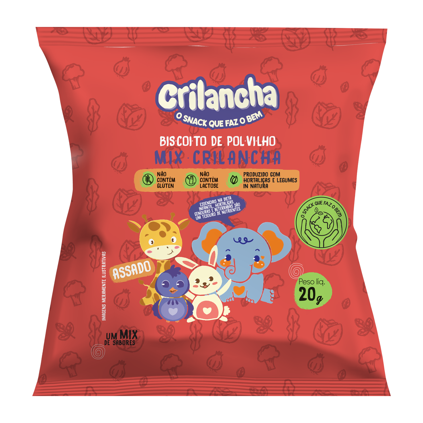 Biscoito de polvilho - MIX 20g – Mani Alimentos